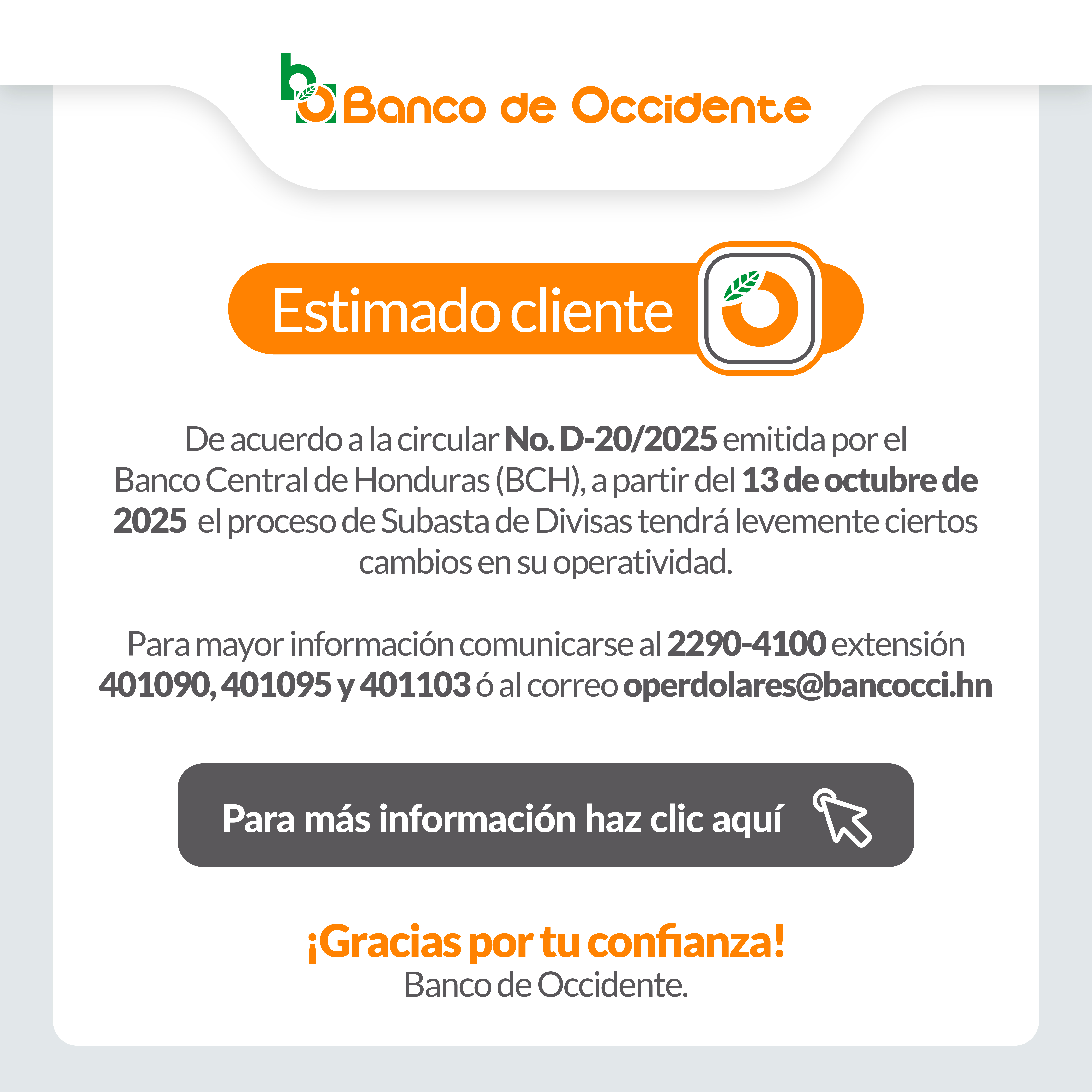 Call Center / Banco de Occidente S.A